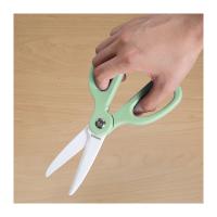 China Middia 3 Inch Ceramic Food Scissors Kitchen Pizza Cutting Shears Pink for sale