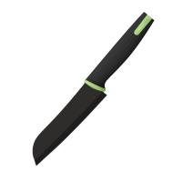 China Zirconia Ceramic Santoku Knife 5 Inch Japanese Kitchen Blade PP Handle for sale