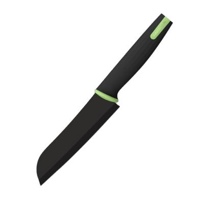 China Zirconia Ceramic Santoku Knife 5 Inch Japanese Kitchen Blade PP Handle for sale