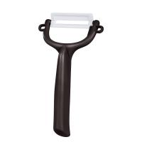 China MIDDIA Zirconia Ceramic Kitchen Fruit Peeler 13.8 cm Ergonomic Handle Non Rust Sharp Blade for sale