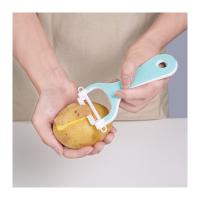 China Zirconia Ceramic Fruit Peeler 15.1x8.8cm Extra Sharp Non Rust Kitchen Peeling Tool for sale