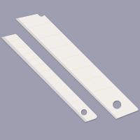 China Zirconia Ceramic Blade for Industrial Trapezoid Slitting Textile Cutter 30x Longer Life for sale