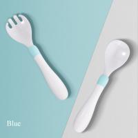 China Baby Ceramic Spoon Fork Set 14cm Zirconia Kids Tableware BPA Free for sale