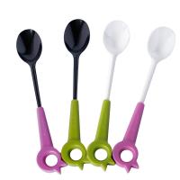China MIDDIA Zirconia Ceramic Baby Spoon 16.3cm BPA Free Infant Feeding Cutlery for sale