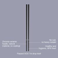 China MIDDIA Ceramic Zirconia Chopsticks Customized Feeding Chopsticks for Giveaways for sale