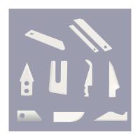 China Custom Size Zirconia Ceramic Blades Advantage Drop Test Passed Style Multi-functional for sale