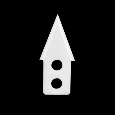 China Zirconia Ceramic Industrial Cutting Blade 30x Longer Life Custom Shape Size for Textile Paper Film for sale