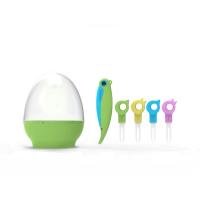 China Giveaways Occasion MIDDIA Ceramic Folding Knife and Fruit Forks Set with Storage Box for sale