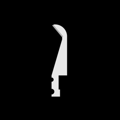 China Zirconia Ceramic Blade CTB38 for Industrial Cutting 30x Longer Life Than Steel for sale