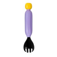 China MIDDIA OEM Custom Baby Feeding Fork 135mm Zirconia Ceramic Blade Food Grade PP Handle for sale