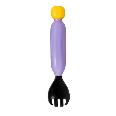 China MIDDIA OEM Custom Baby Feeding Fork 135mm Zirconia Ceramic Blade Food Grade PP Handle for sale