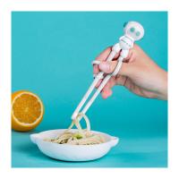 China Baby Training Chopsticks 18.5cm Food Grade PP Zirconia Ceramic Kids Eating Utensils for sale