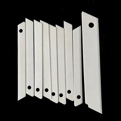 China Zirconia Ceramic Utility Knife Blades Custom Sizes 30x Longer Lasting Industrial Cutting for sale