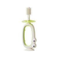 China Baby Clean Toothbrush 360 Degree Food Grade Silicone Oral Cleaning Teether 3.7 x 11.3 cm for sale