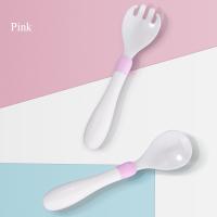 China Zirconia Ceramic Baby Spoon Set 14cm Toddler Feeding Cutlery BPA Free Custom Colors for sale
