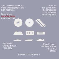 China Zirconia Ceramic Slitting Blade 30x Longer Life for Medical Surgical Razor Cutter for sale