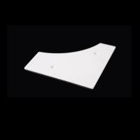 China Custom Alumina Ceramic Substrate Disc Gasket Spacer Strip HRA80-90 High Hardness for sale
