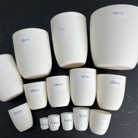 China Custom Alumina Ceramic Crucible High Hardness HRA80-90 for Metal Smelting 1300C for sale