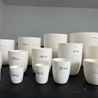 China Custom Alumina Ceramic Crucible High Hardness HRA80-90 for Metal Smelting 1300C for sale