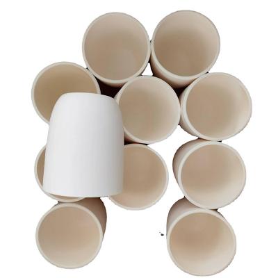 China MIDDIA Alumina Ceramic Crucible Cylindrical Flat Bottom 1300C High Temperature Furnace for sale