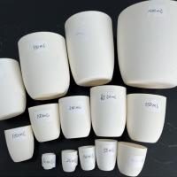 China MIDDIA Alumina Ceramic Crucible Cylindrical Flat Bottom 1300C High Temperature Furnace for sale
