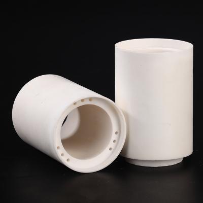 China Custom Alumina Ceramic Furnace Tube 99.7% High Temperature 1300C for Precise Cutting for sale