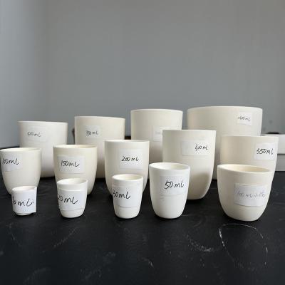 China MIDDIA 99% Alumina Ceramic Crucible High Form for Metal Smelting 1300°C for sale
