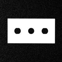 China Zirconia Ceramic Blade 3 Hole for Tape Film Textile Cutting 30x Longer Life for sale