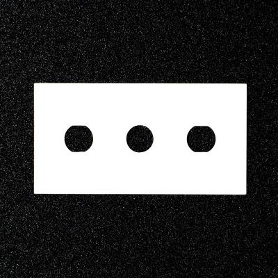 China Zirconia Ceramic Blade 3 Hole for Tape Film Textile Cutting 30x Longer Life for sale