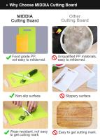 China Stocked Rectangle Cutting Board Set for Small Kitchen Meat Chopping Blocks Included for sale