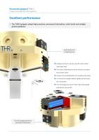 China Maximum Grip Force 1000N 3 Jaw Pneumatic Claw Pneumatic Gripper Ideal for Industrial Automation and Robotic Applications for sale