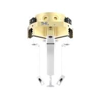 China Maximum Speed 500mm per second 3 Jaw Pneumatic Holding Device Including Gripper Model THT A Optimized for Fast and Clamping for sale