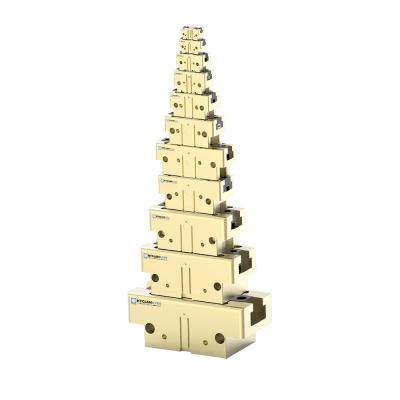 China 2 Jaw Pneumatic Parallel Eoat Grippers High Precision T Slot Guidance for sale