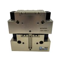China 50 Mm Gripping Stroke Long Stroke Pneumatic Gripper Offering 30mm Jaw Height and Stainless Steel Jaw Material Designed for Gripping for sale