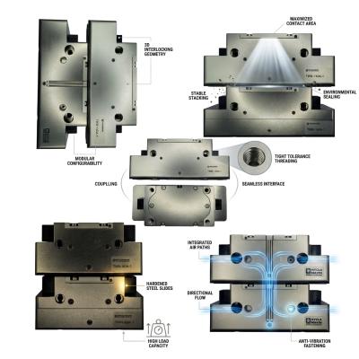 China Gripping Stroke 50 Mm Flexible Robot Gripper Double Acting Actuation Providing Performance in Automated Production Lines for sale