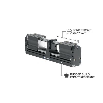 China Jaw Travel 80 Mm Electric Gripper Actuator Long Stroke Ideal for Industrial Automation and Precise Handling Applications for sale
