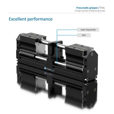 China Parallel Finger Style Electric Gripper Actuator Functioning at 0-80°C Temperature Range Ensuring Operation in Robotic Automation for sale