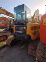 China Pre Owned KOMATSU PC55MR Hydraulic Excavator 5ton 5500 KG 28.5KW 3200 Hours for sale