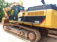 China Used Caterpillar Cat 349D L Excavator 20 Tons 283 kW Power Yellow Low Working Hours for sale
