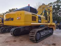 China Used Excavator 45ton Low Working Hours Spain Showroom Video Inspection 257KW Yellow Komatsu 2700hrs for sale