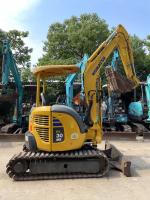China Yellow Komatsu PC70-8 Excavator 20 Tons 1M Bucket Capacity 21.4 kW Power 2800 Working Hours for sale