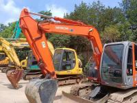 China Used Hitachi ZX70 Excavator 20T Operating Weight 1M Bucket Capacity Red Color Yanmar Engine 3200 Hours for sale