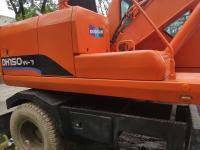 China Orange Doosan Excavator 15T 0.68m Bucket 105HP 1800 Working Hours for sale