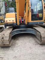 China Low Hour HYUNDAI 215 Excavator 15 Tons 0.8m Bucket 120KW Engine Yellow Color 2600 Hours for sale