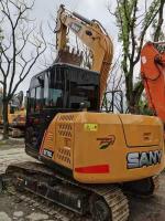 China Yellow Sany SY75C Mini Crawler Excavator 3ton Isuzu Engine 0.16-0.38m Bucket Capacity for sale