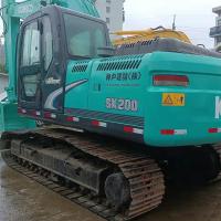 China Blue HINO Hydraulic Crawler Excavator 20ton 0.8 Bucket Capacity for sale