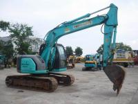 China Customized Kobelco Excavator 13 Ton Mitsubishi Engine 0.5m Bucket 1500 Working Hours for sale