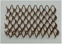 China Solid Metal Decorative Mesh Curtain Coil Chain Link Drapery Multi Coloured for sale