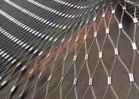 China Lightweight Balustrade Cable Mesh Stainless Steel Wire Rope Netting Protecting Fence for sale