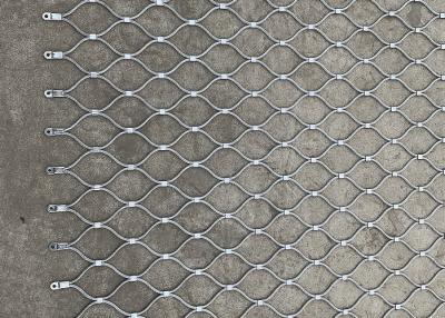 China Flexible High Strength Stainless Steel Ferrule Rope Mesh For Decoration Green Wall for sale
